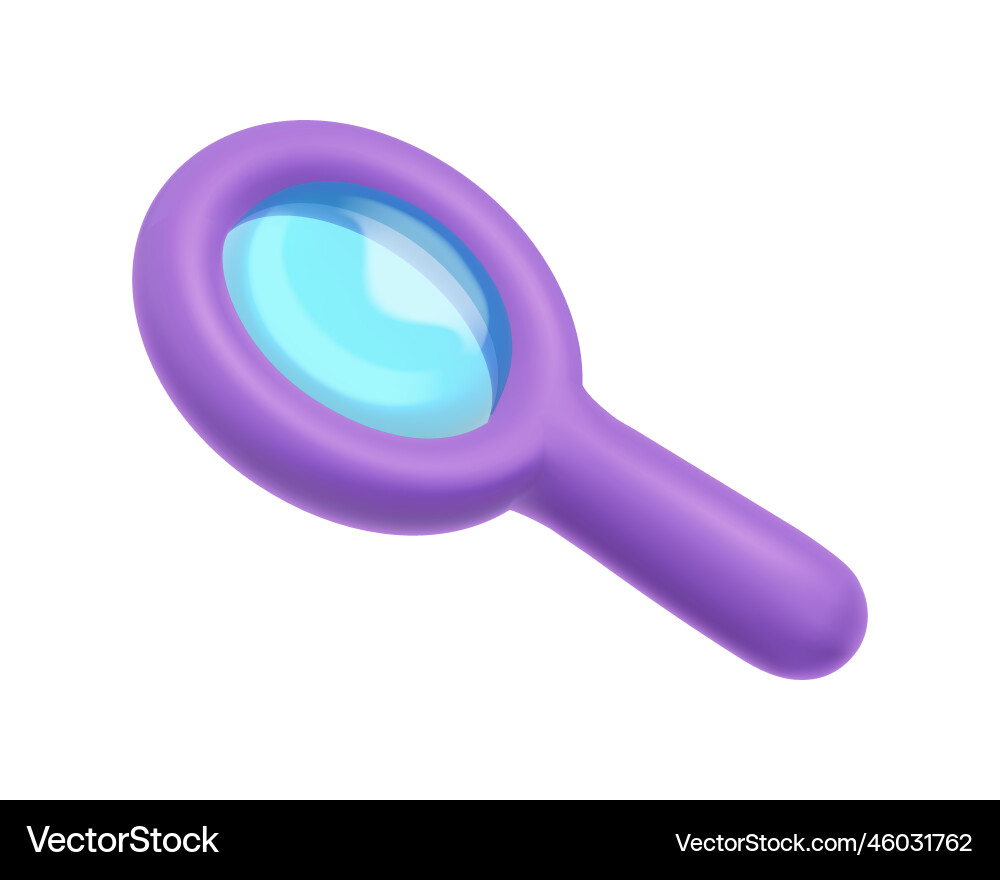 Search and discovery magnifying glass Royalty Free Vector