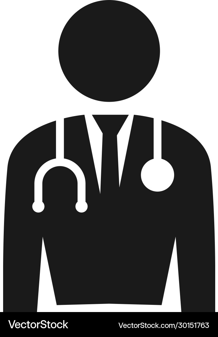 Medical Professional Icon Set Royalty Free Vector Image