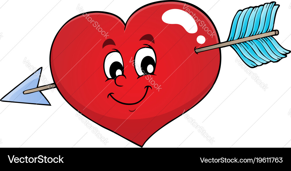 Valentine heart topic image 1 Royalty Free Vector Image