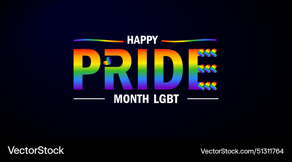 Celebrate pride stunning lgbt design Royalty Free Vector