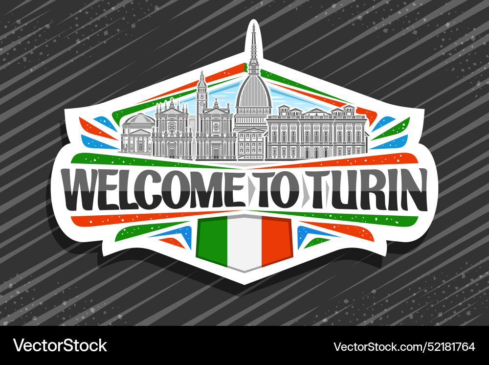 Logo for turin Royalty Free Vector Image - VectorStock