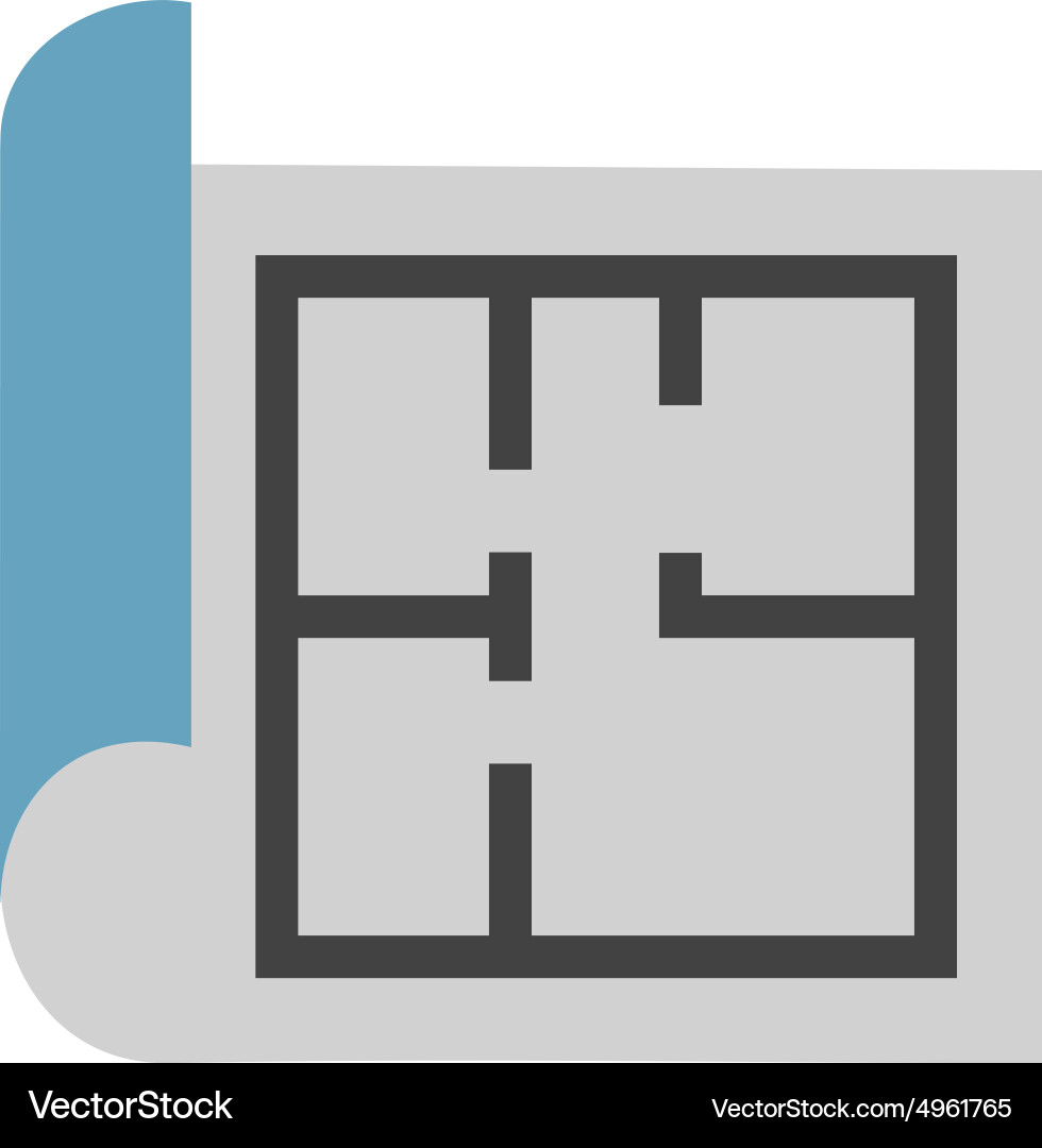 Architecture plan Royalty Free Vector Image - VectorStock