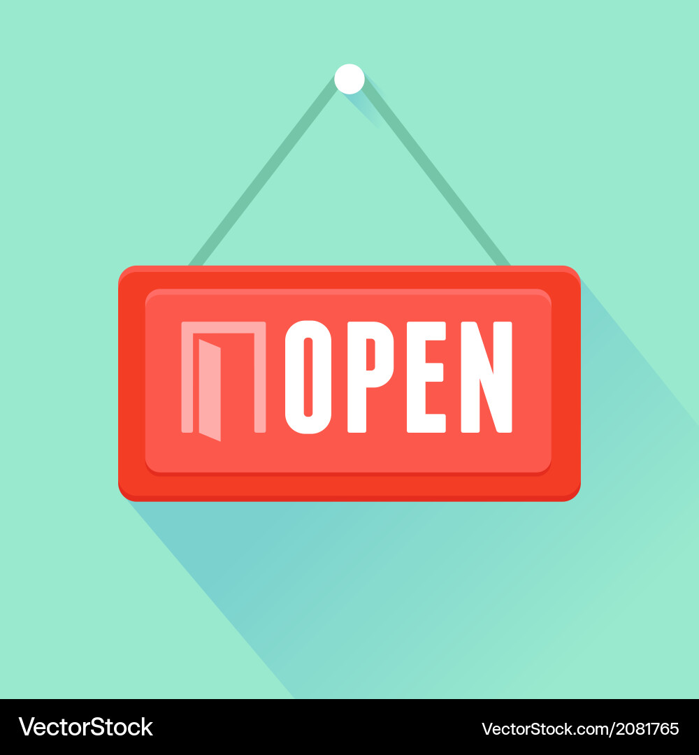 Open label Royalty Free Vector Image - VectorStock