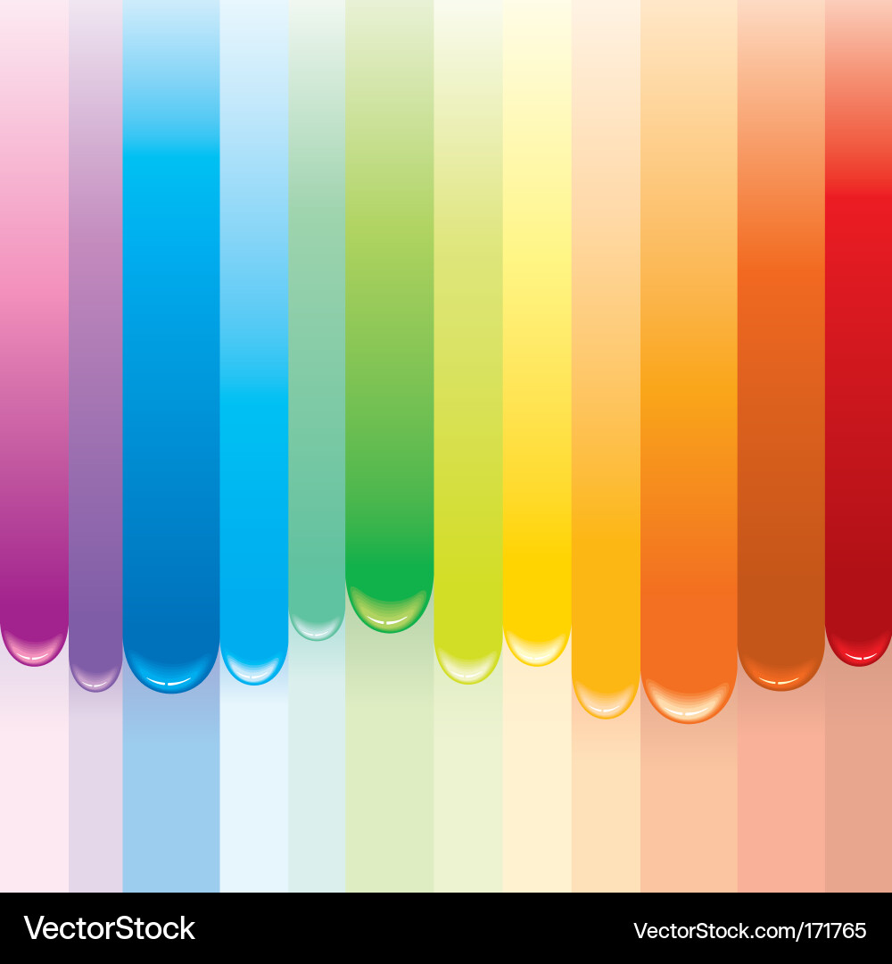 Rainbow Paint Splash Royalty Free Vector Image