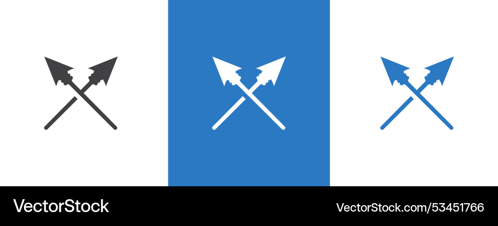 Lance icon thin line Royalty Free Vector Image