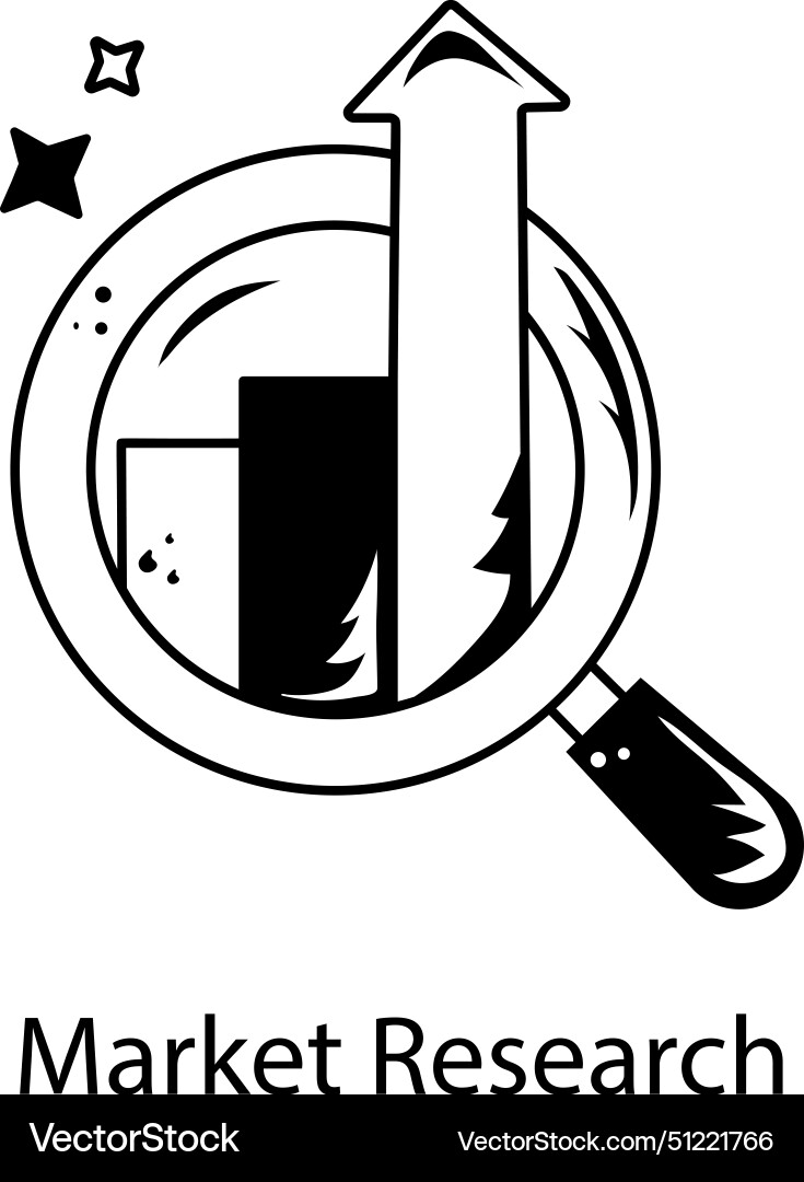 Market research Royalty Free Vector Image - VectorStock