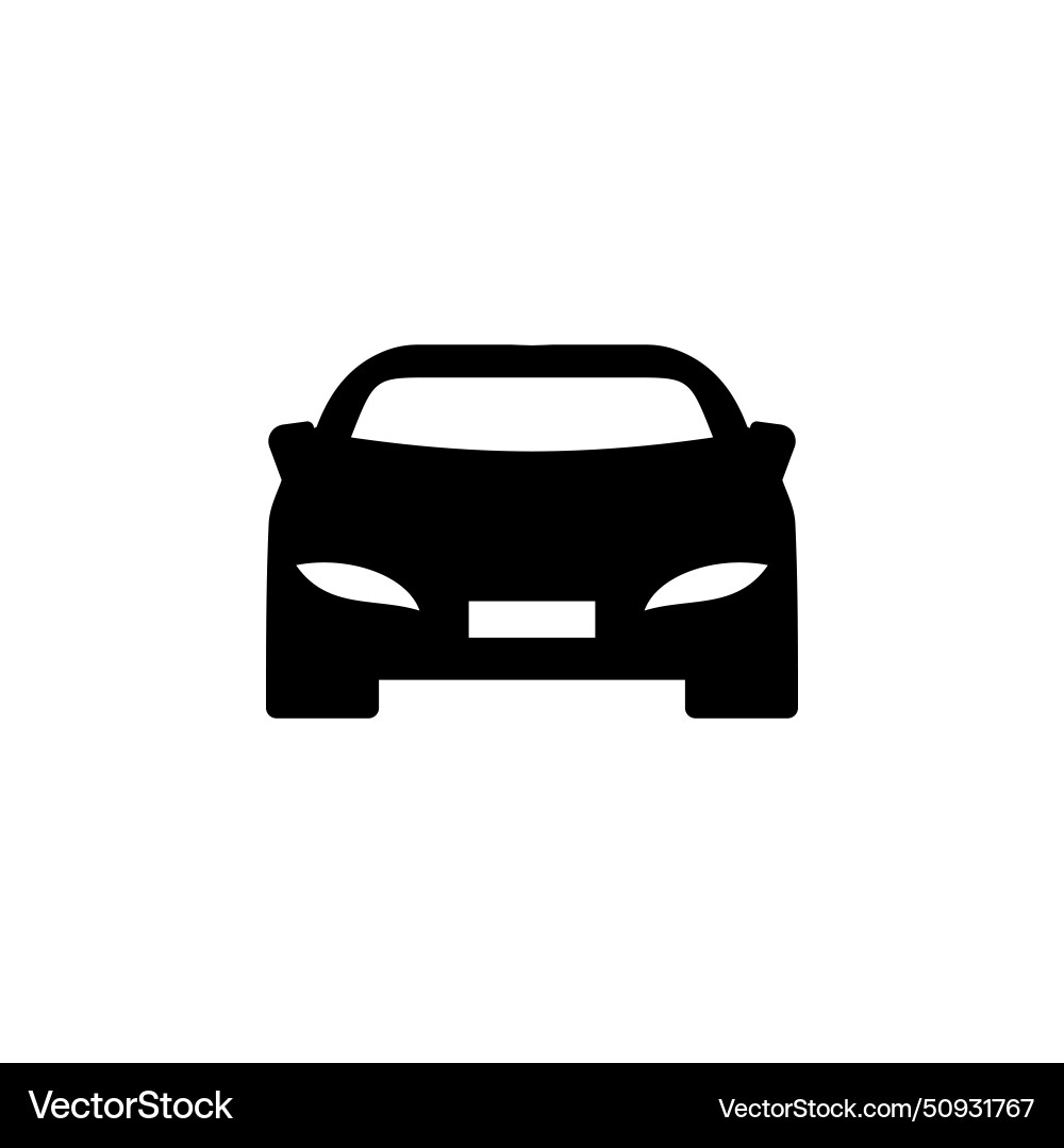 Car flat icon Royalty Free Vector Image - VectorStock