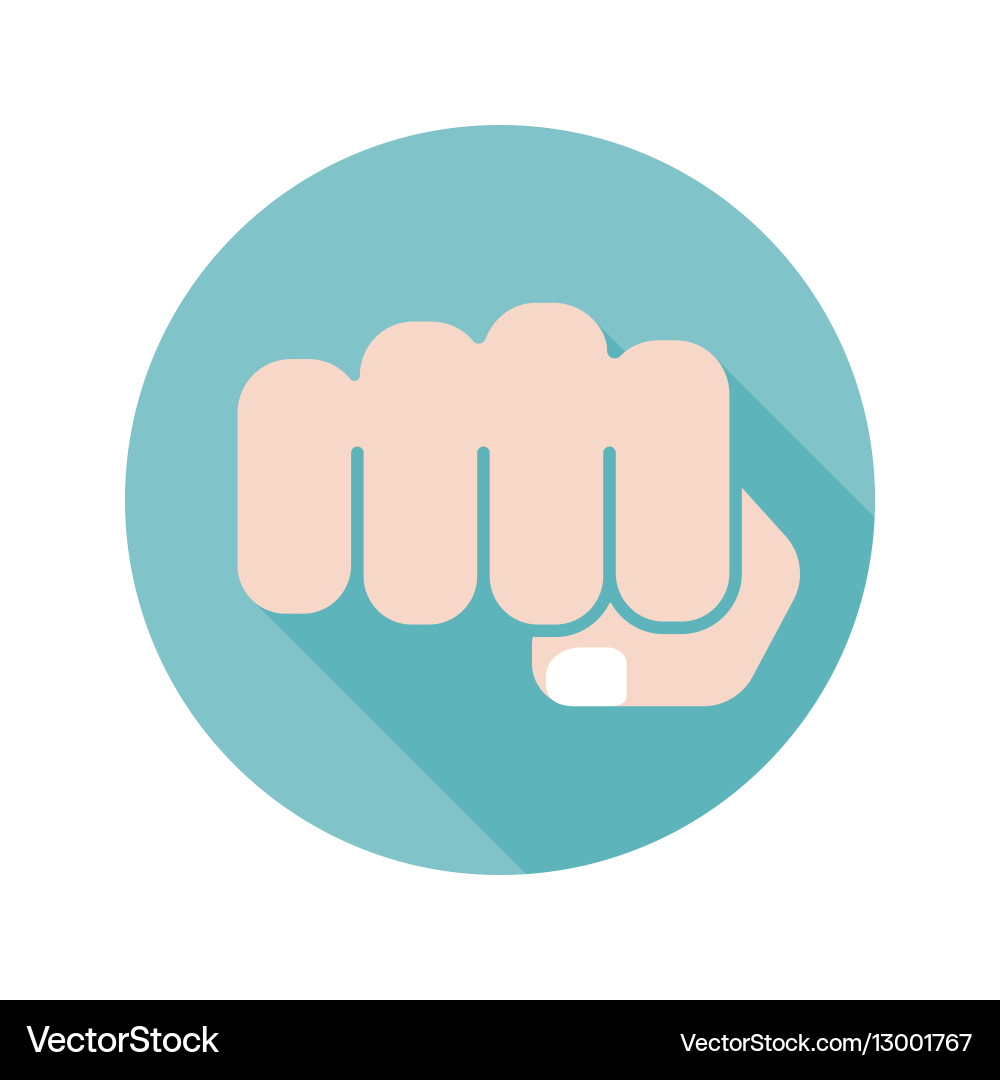 Fist icon Royalty Free Vector Image - VectorStock