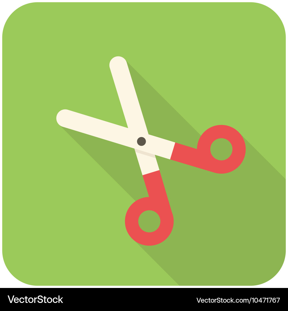 Pair of scissors icon Royalty Free Vector Image