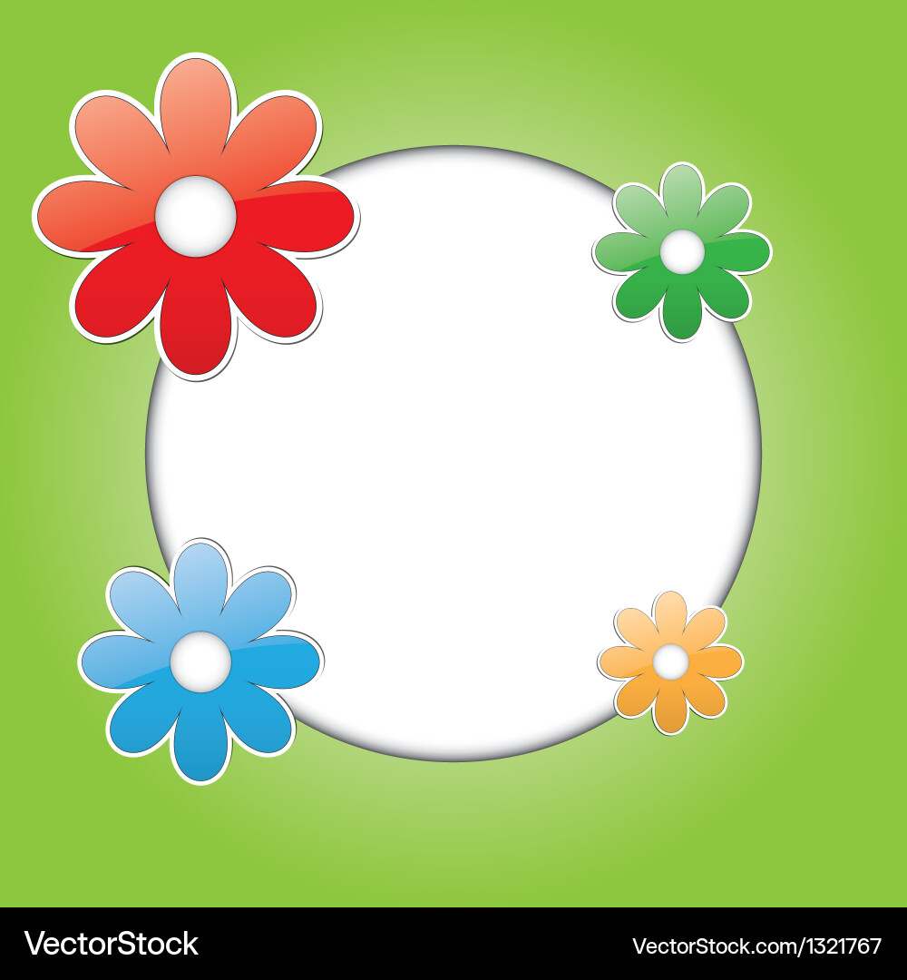 Round frame Royalty Free Vector Image - VectorStock