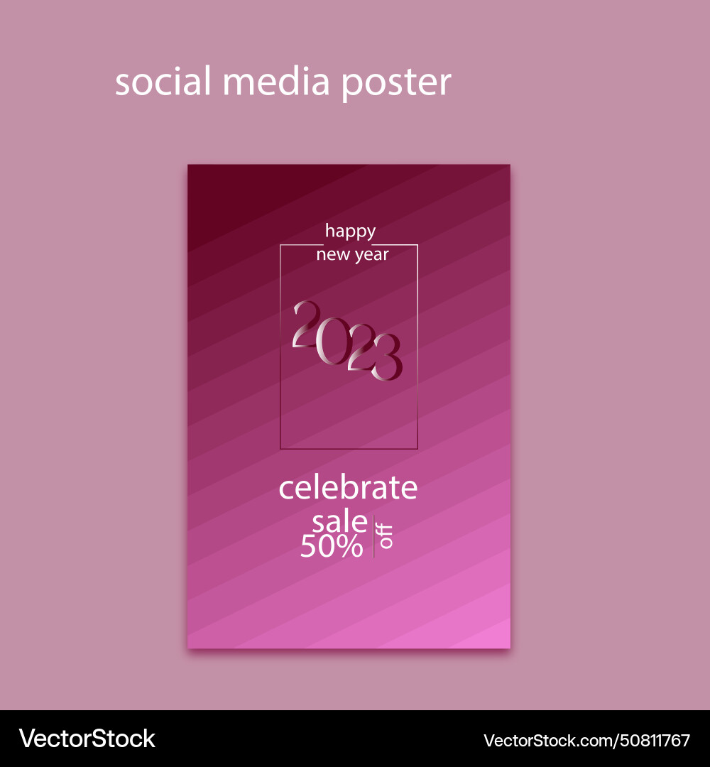 Sales poster template Royalty Free Vector Image