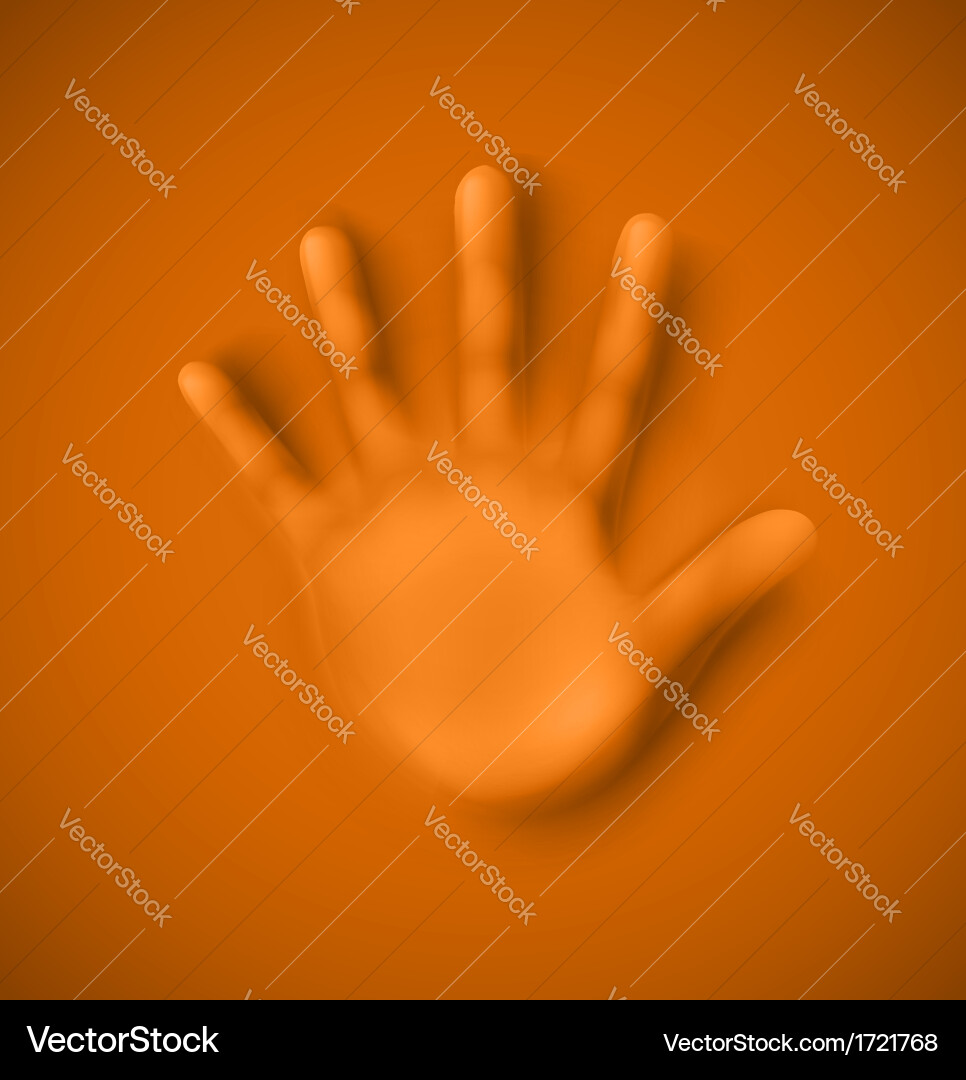 Human palm Royalty Free Vector Image - VectorStock