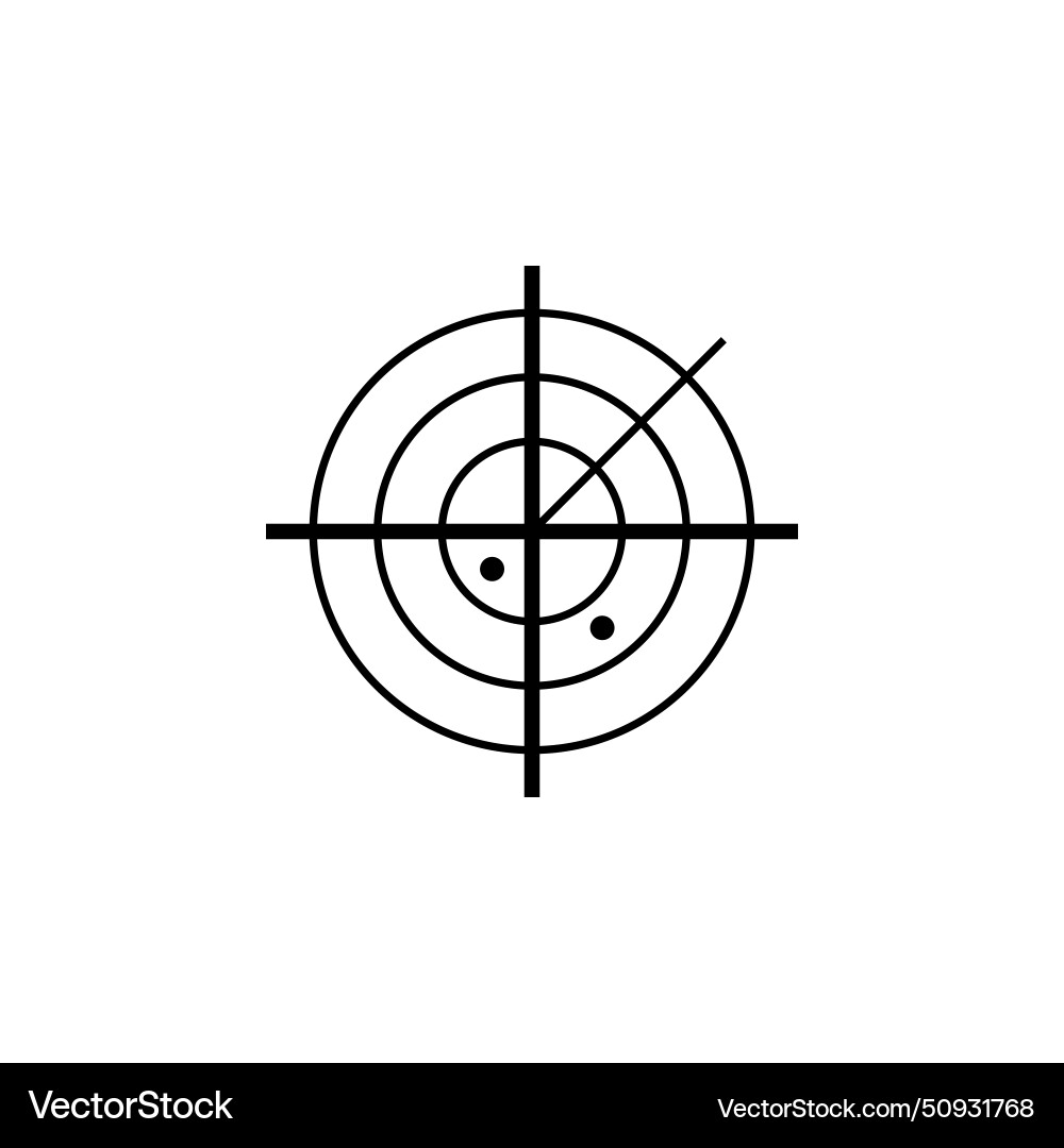 Orbit proton nucleus flat icon Royalty Free Vector Image