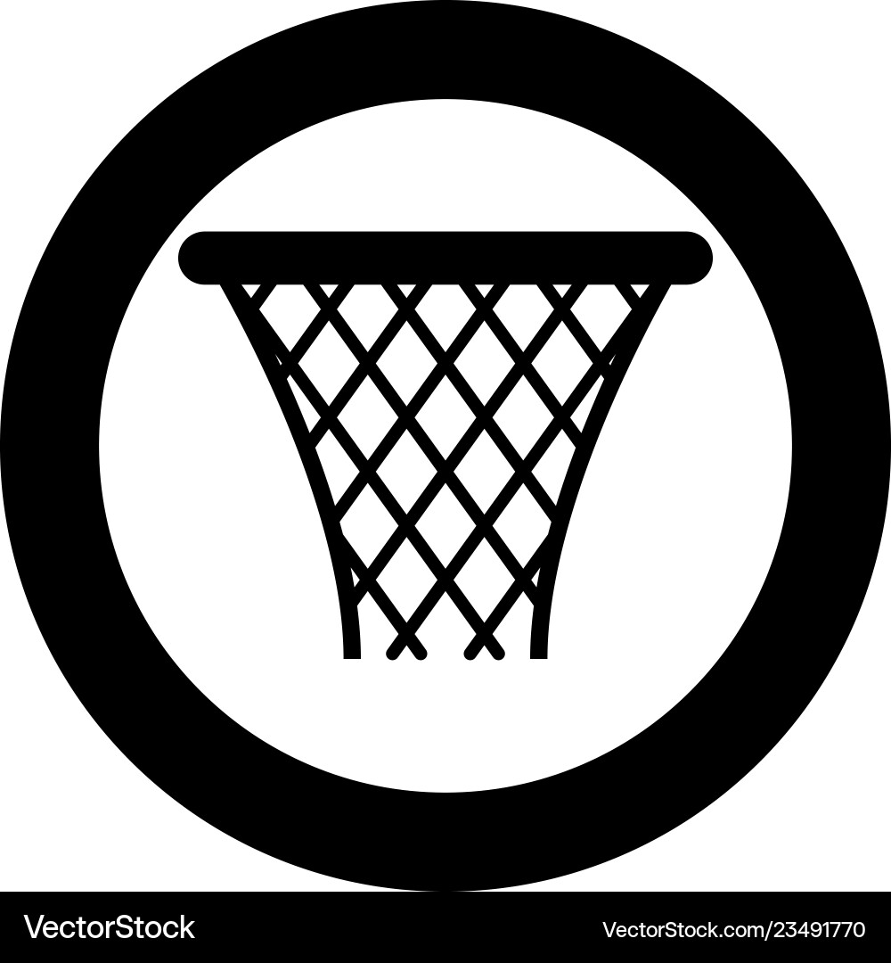 Basketball Net Icon - Streetball Royalty Free Vector Image
