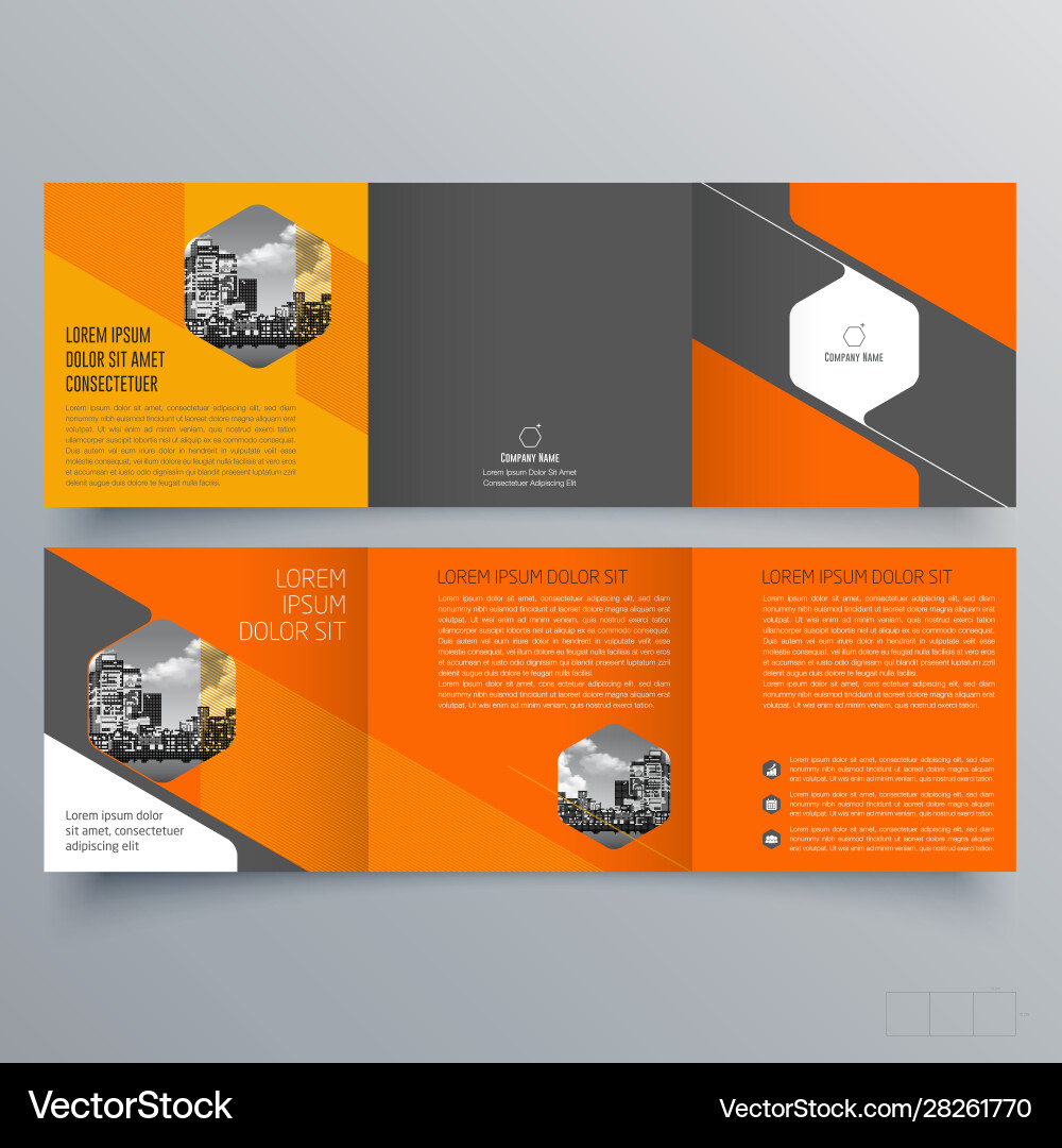 Brochure design 1420 Royalty Free Vector Image