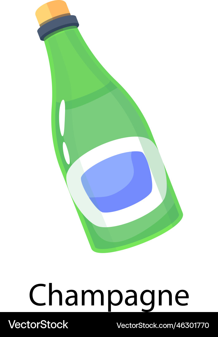 Champagne Royalty Free Vector Image - VectorStock