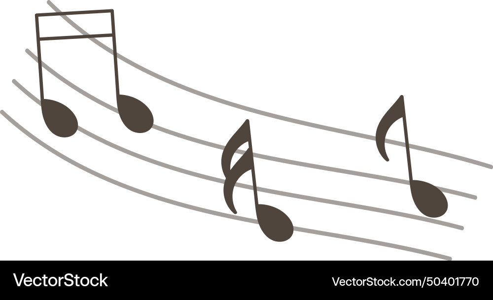 Music notes pattern Royalty Free Vector Image - VectorStock