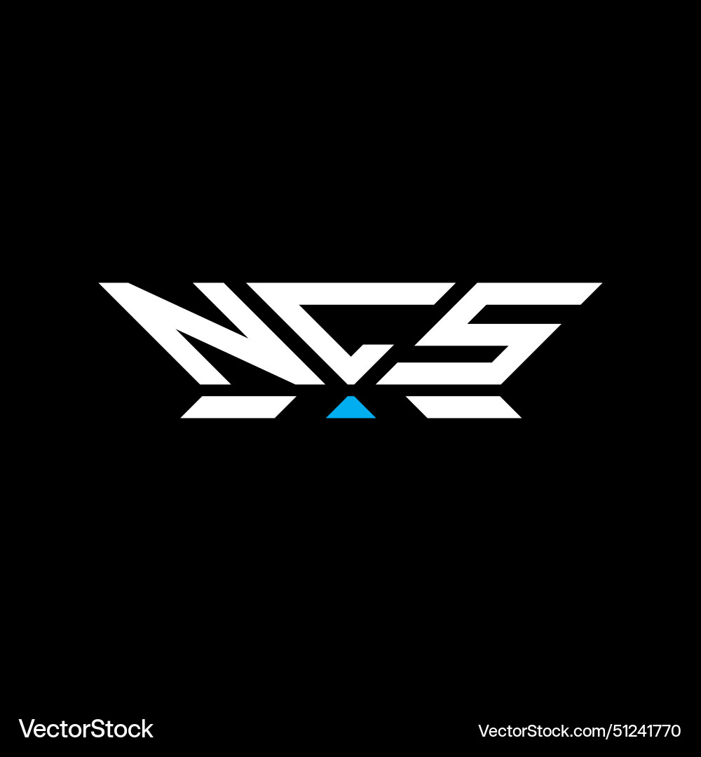 Nls letter logo design simple and modern Vector Image