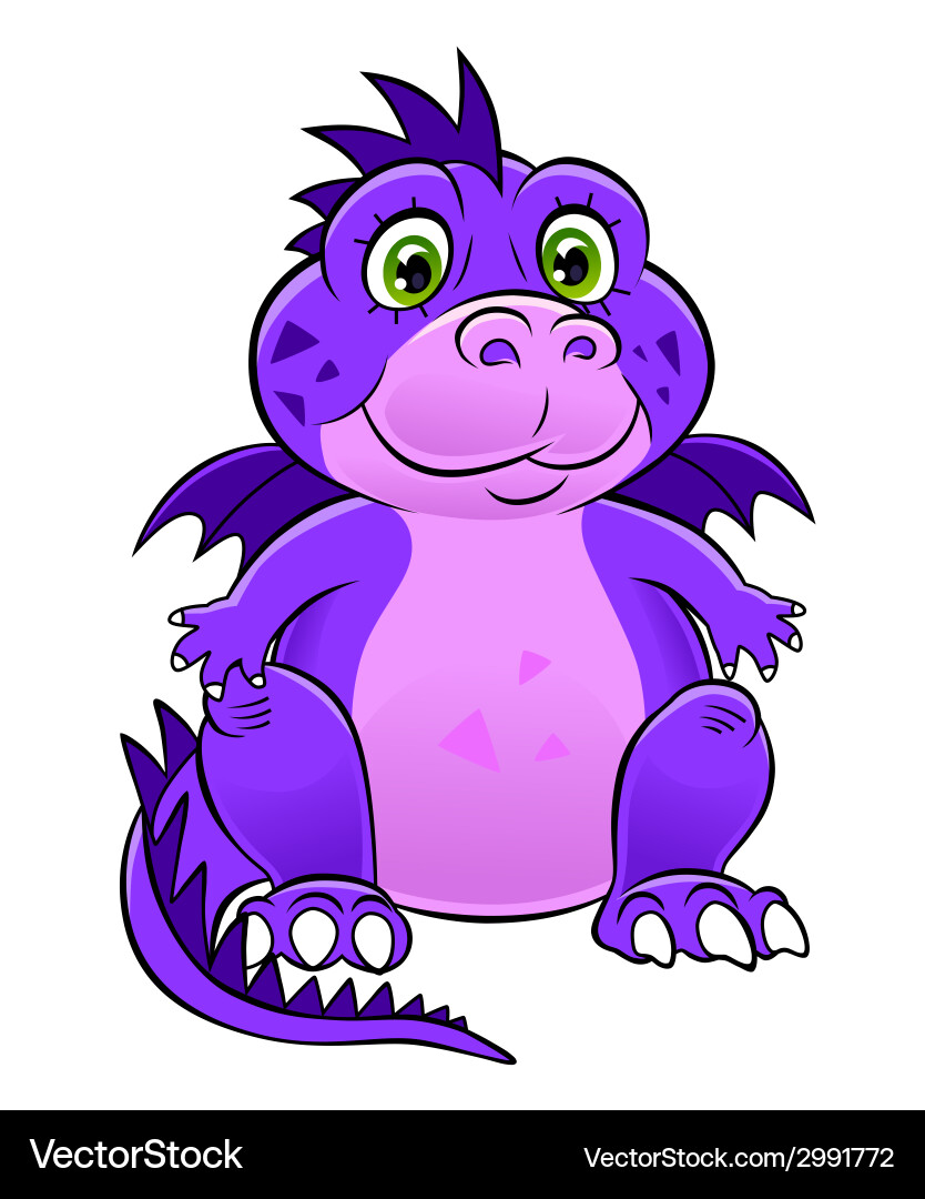 Dragon child Royalty Free Vector Image - VectorStock