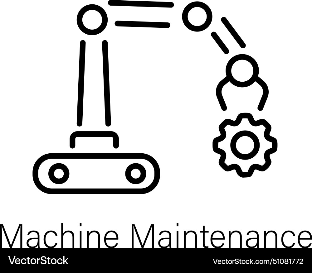 Machine maintenance Royalty Free Vector Image - VectorStock