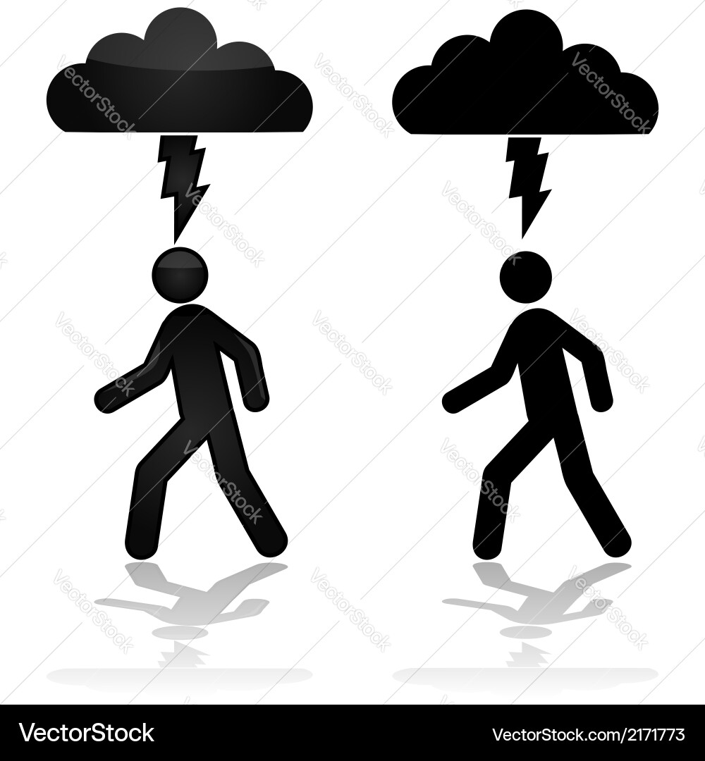 Bad day Royalty Free Vector Image - VectorStock