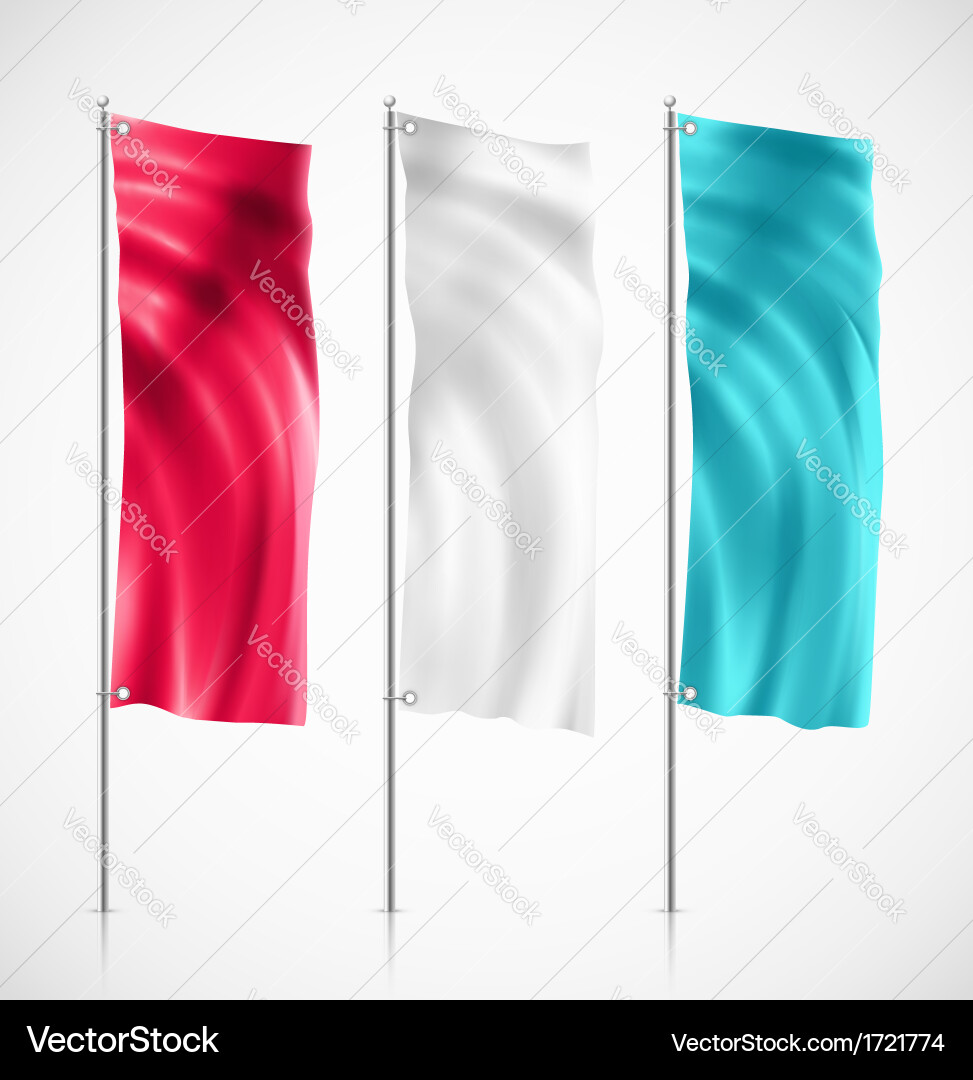 Banner flag Royalty Free Vector Image - VectorStock