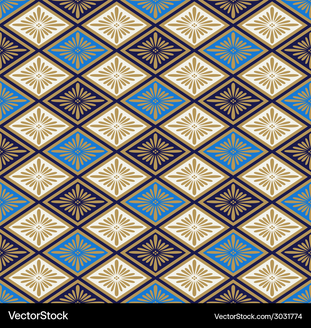 Japanese Floral Pattern Royalty Free Vector Image