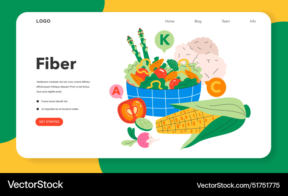 Healthy snacking flat Royalty Free Vector Image