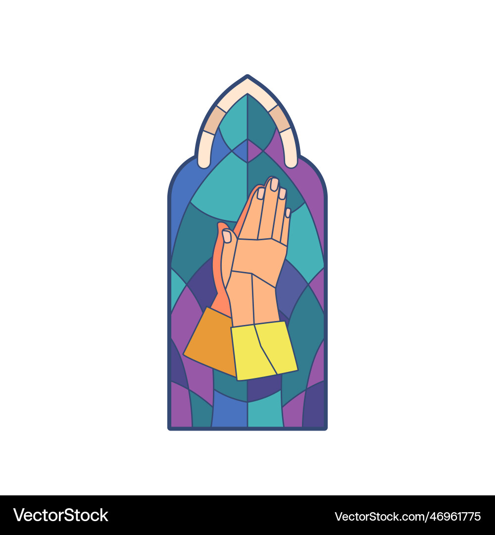 Prayer Stained Glass