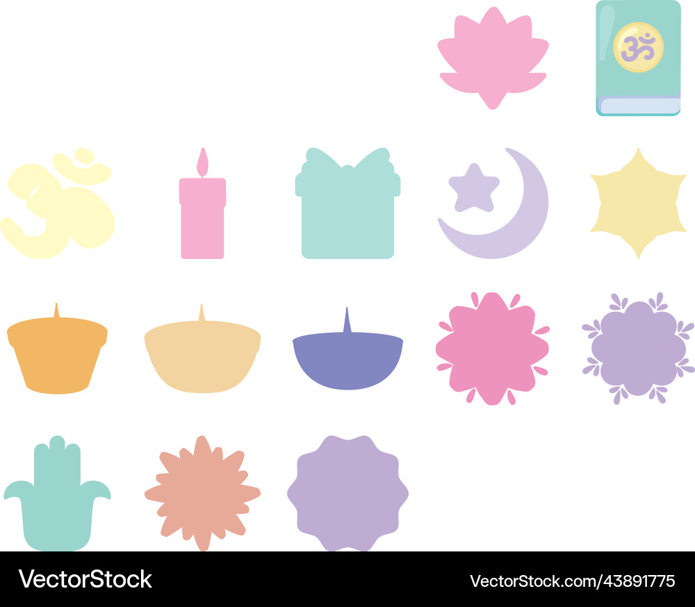 Vedas hinduism holy book Royalty Free Vector Image