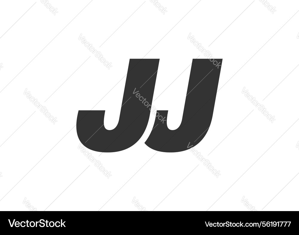 Jj techno editable font logo for corporate – Royalty-Free Vector ...