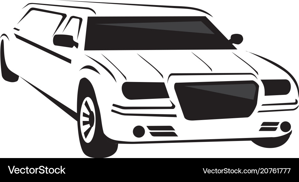 Limousines logo design template Royalty Free Vector Image