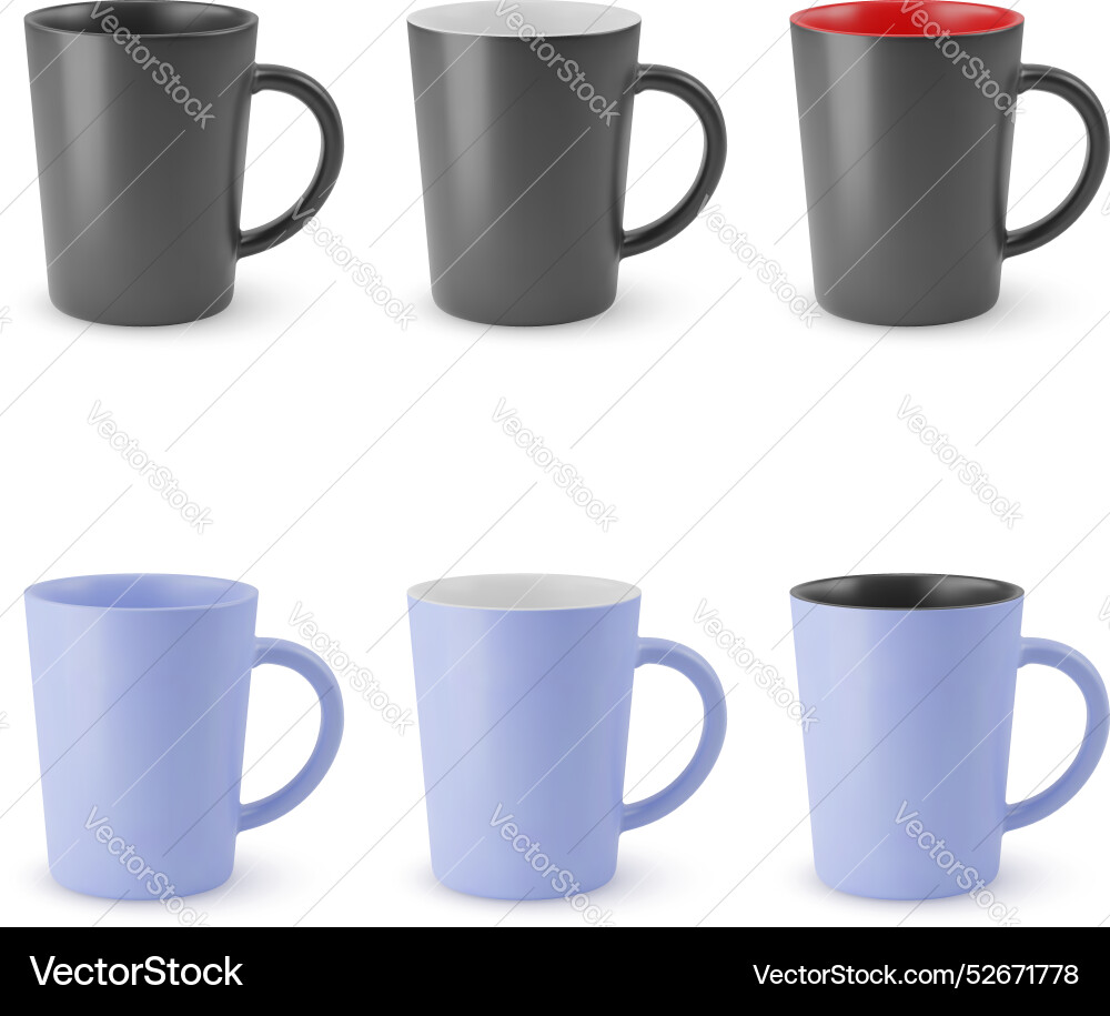 Empty cup Royalty Free Vector Image - VectorStock