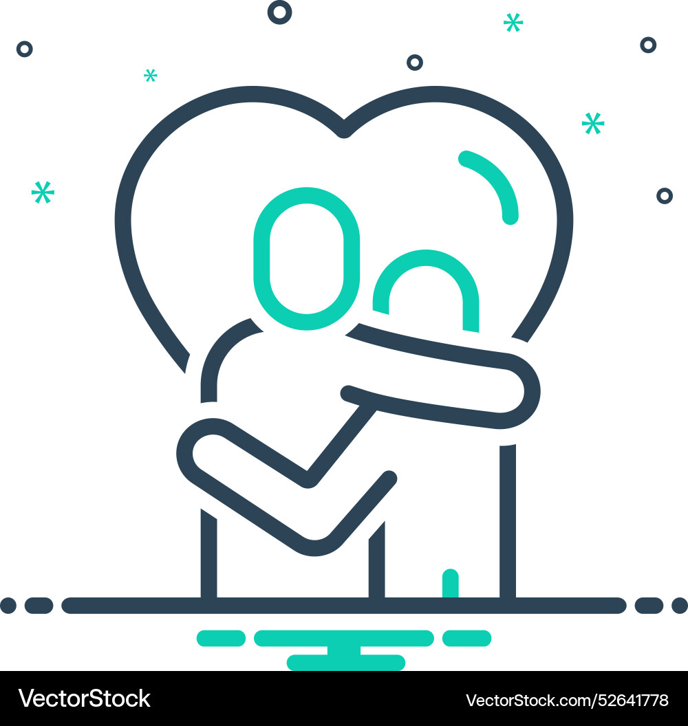 Hug Royalty Free Vector Image - VectorStock