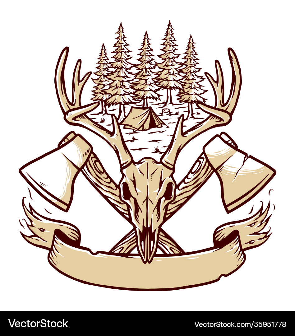 Stay strong in nature Royalty Free Vector Image