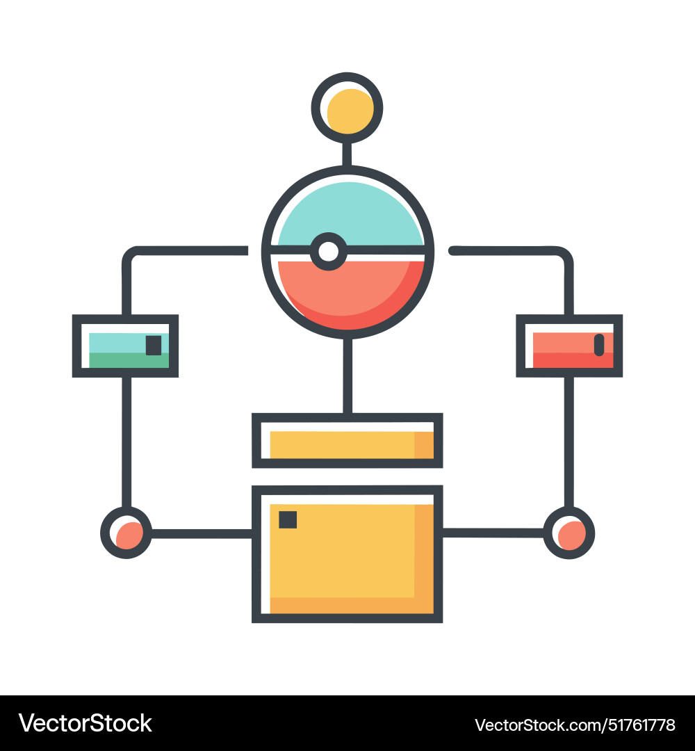 System configuration line isolated Royalty Free Vector Image System configuration line isolated Royalty Free Vector Image