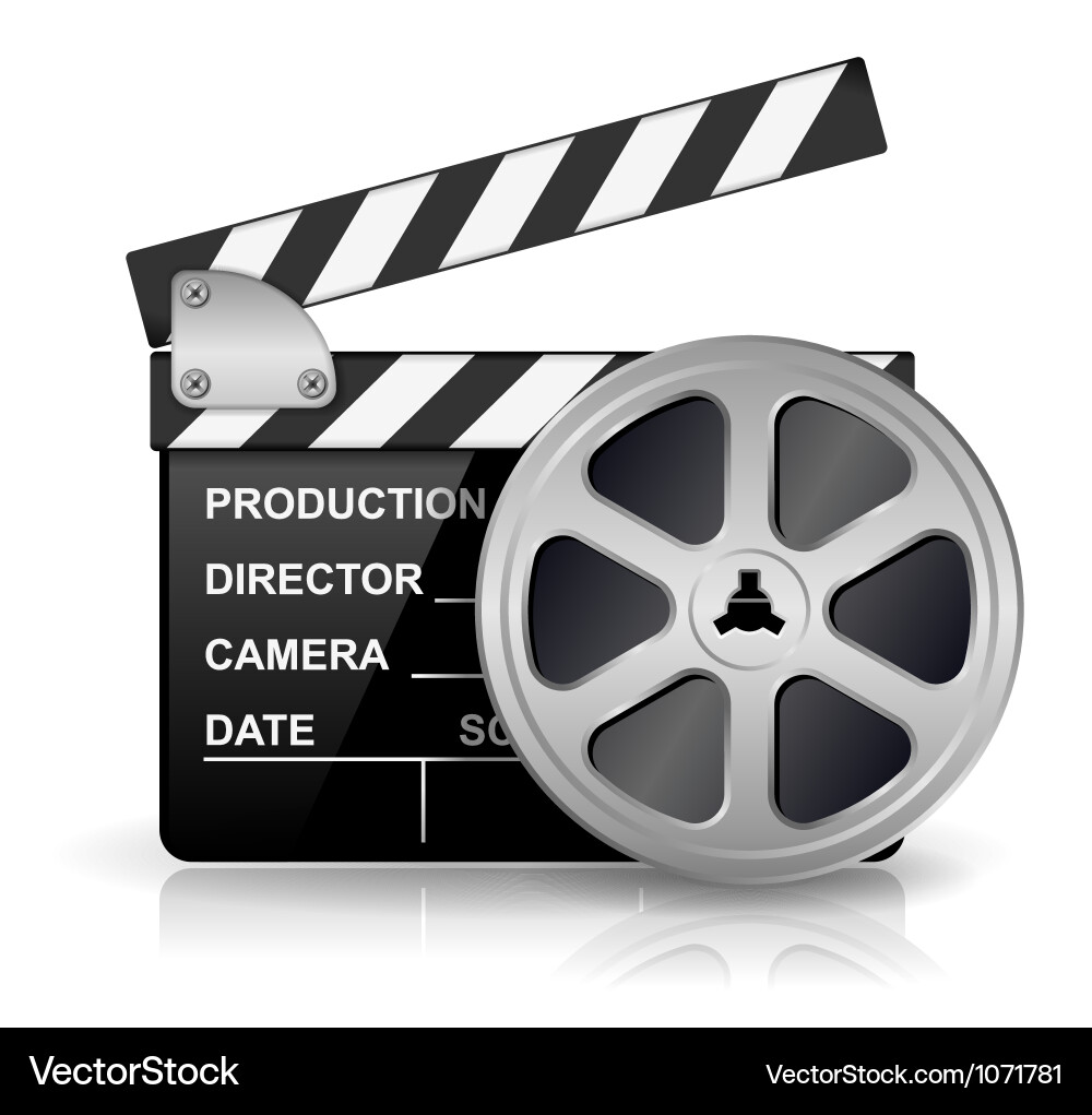 Clapper board Royalty Free Vector Image - VectorStock