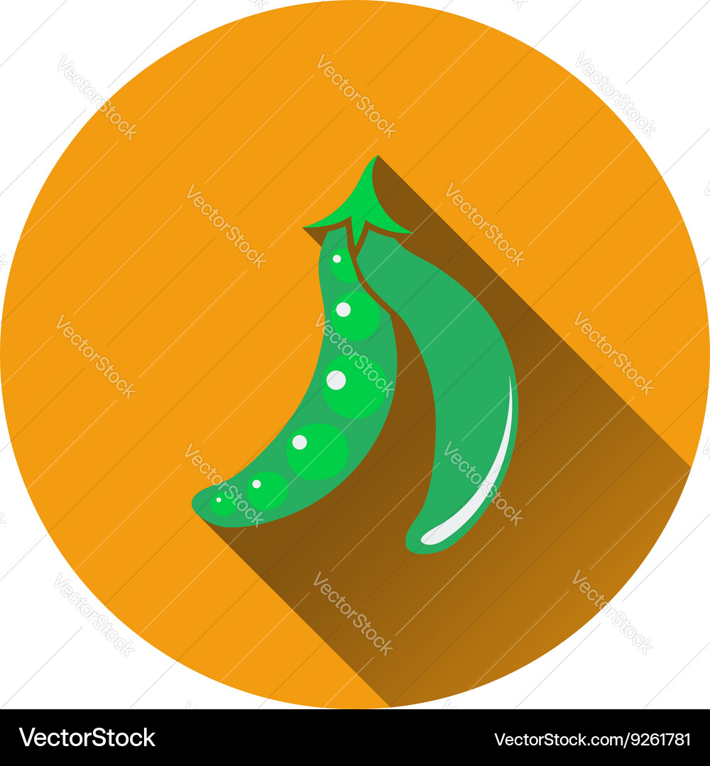 Pea icon Royalty Free Vector Image - VectorStock