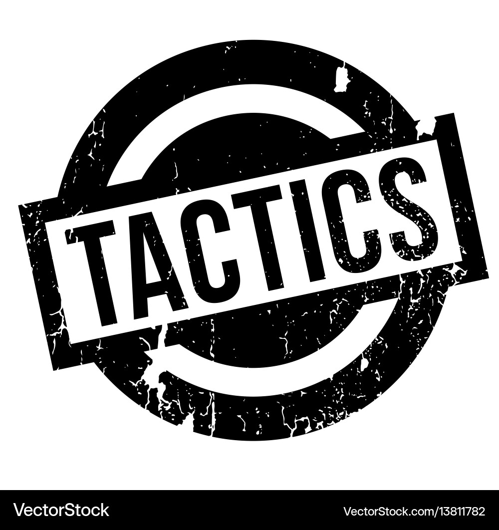 Tactics rubber stamp Royalty Free Vector Image