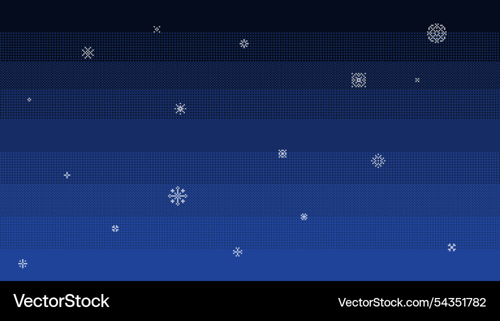 Winter background with snowflakes snowy christmas Vector Image
