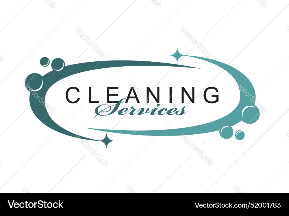Cleaning service design Royalty Free Vector Image