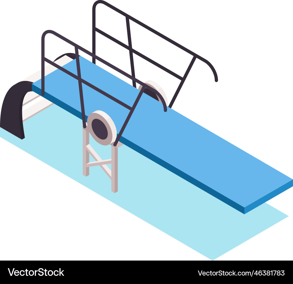 Diving board icon Royalty Free Vector Image - VectorStock