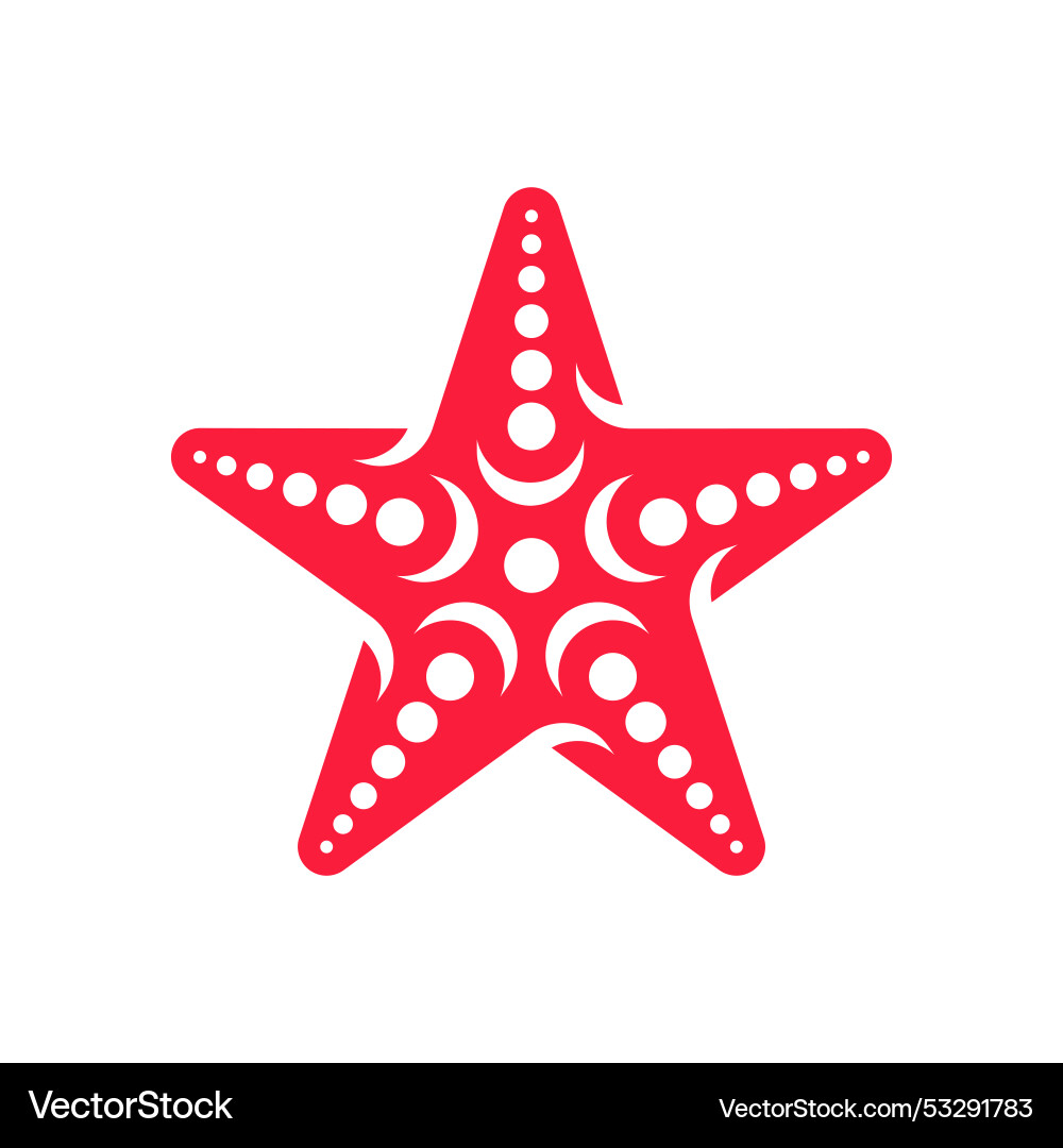 Starfish logo Royalty Free Vector Image - VectorStock