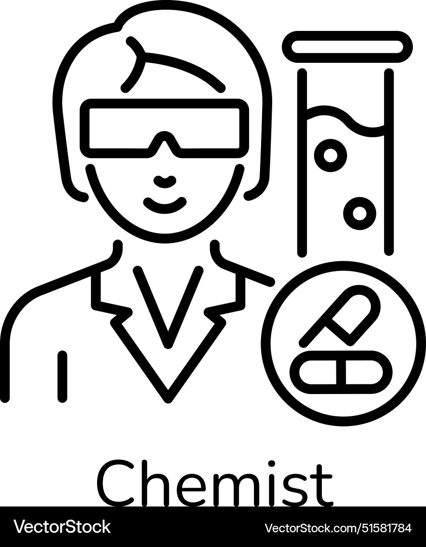 Chemist Royalty Free Vector Image - VectorStock