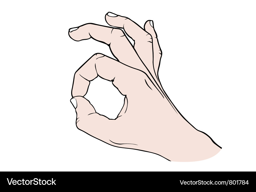 Peace Sign Cartoon Royalty Free Vector Image - VectorStock