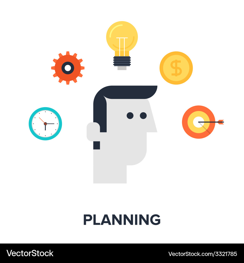 Planning Royalty Free Vector Image - VectorStock