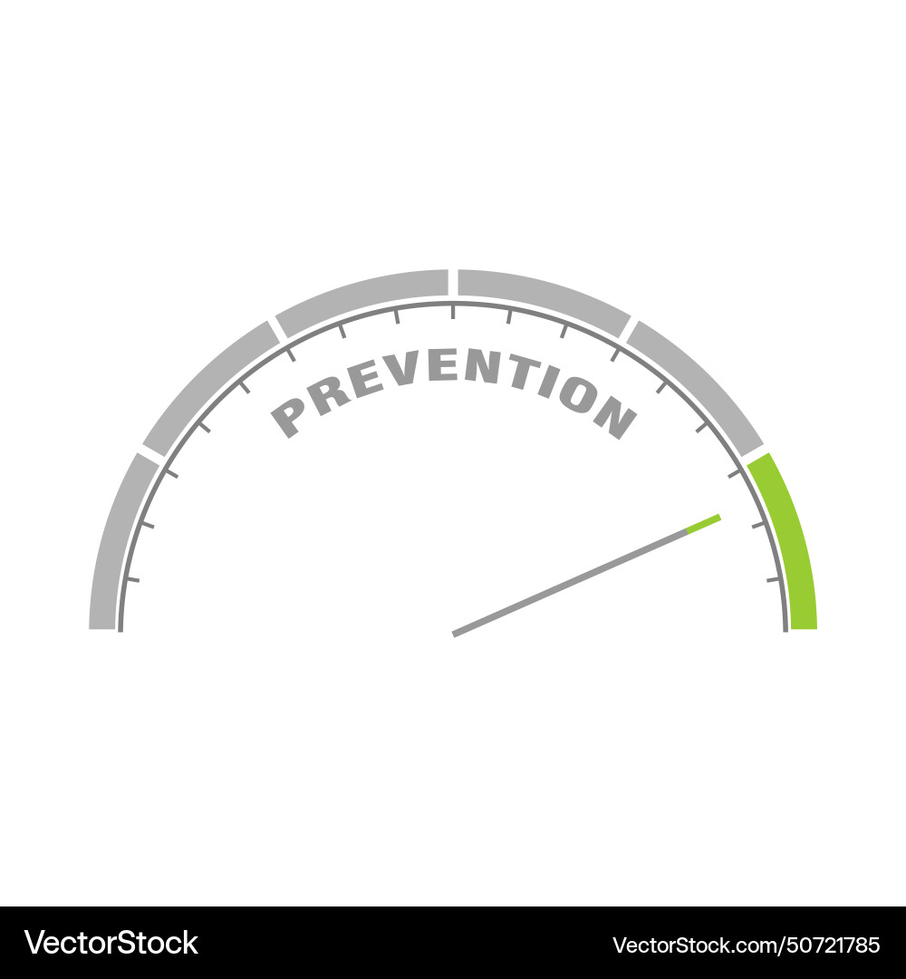 Prevention and protection concept instrument Vector Image