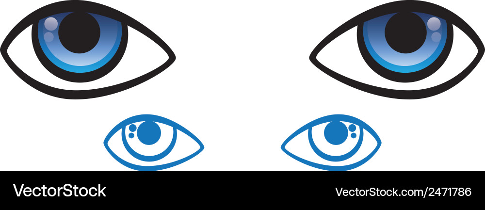Eyes Royalty Free Vector Image - VectorStock