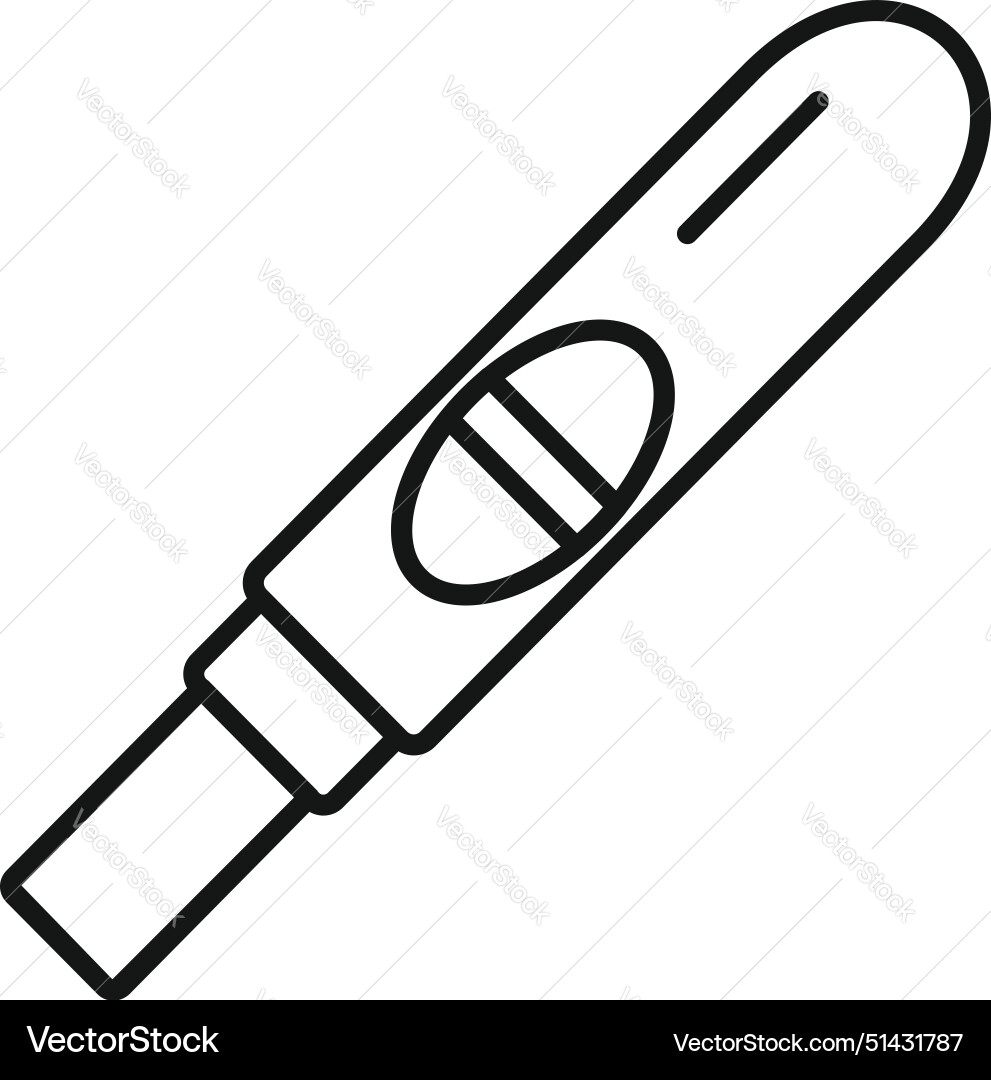 Digital of pregnancy test icon Royalty Free Vector Image