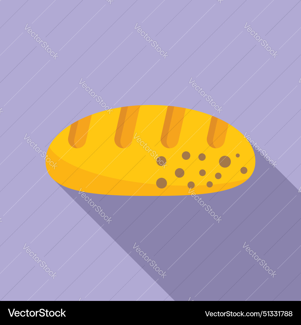 Cartoon loaf of bread Royalty Free Vector Image